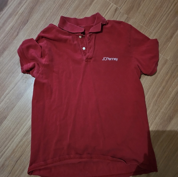 Tops | Jcpenny Red Employee Uniform Polo Shirt Retail Store Jcpcom ...